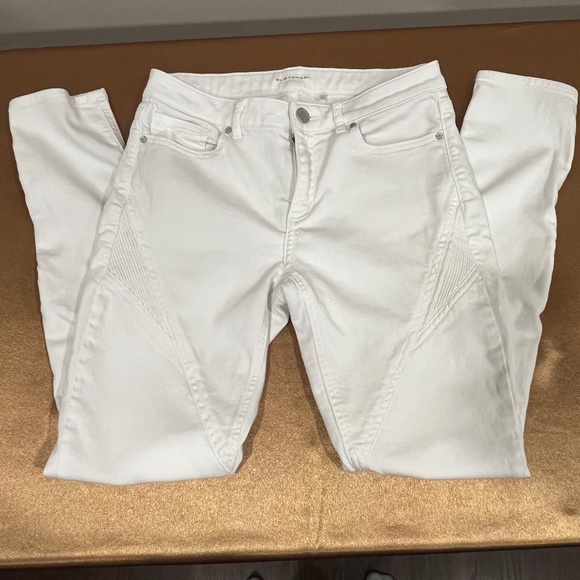Elie Tahari | Jeans | Elie Tahari White Azella Low Rise Stretch Skinny ...